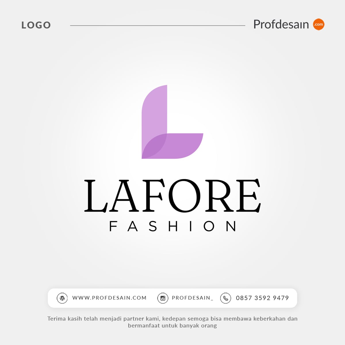 Jasa Desain Logo Profesional No. 1 - Cepat dan Murah - CV. Profdesain ...