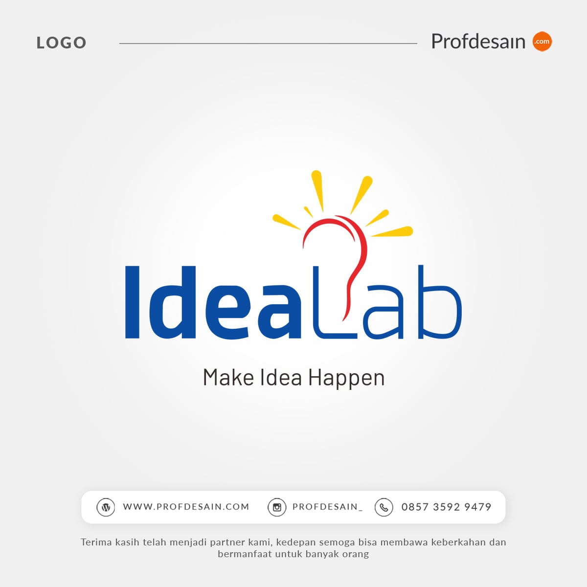 Jasa Desain Logo Profesional No. 1 - Cepat dan Murah - CV. Profdesain ...